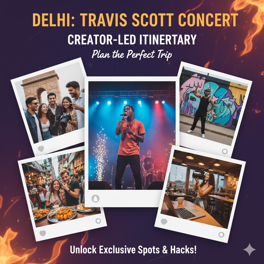 Travelling to Delhi for the Travis Scott concert? Plan the perfect ...